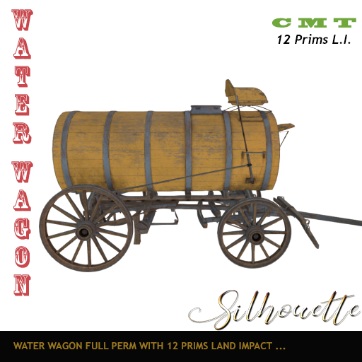 Second Life Marketplace - [Silhouette] - Water wagon